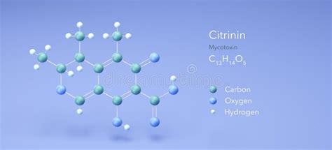 Citrinin Molecule Stock Illustrations 26 Citrinin Molecule Stock