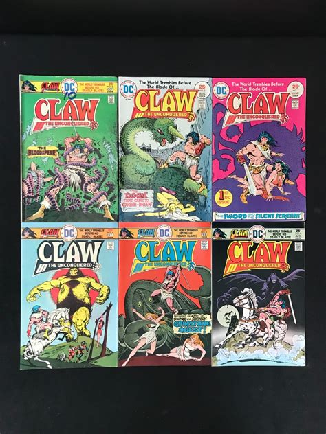 Dc Comics Claw Comic Book Lot 1 6