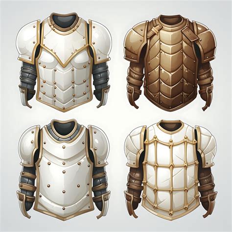 Premium Ai Image Game Item Armor Aketon Item Crusader Design Padded