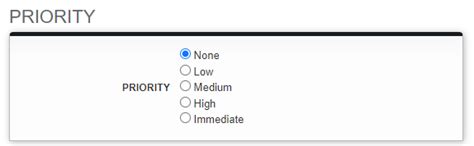 Work Order Priorities
