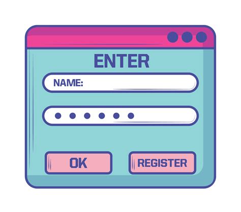 Website Account Login Vector Art At Vecteezy