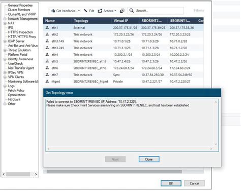 Solved Problem With Sync Interface Check Point Checkmates