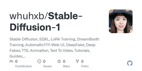 Github Whuhxbstable Diffusion 1 Stable Diffusion Sdxl Lora