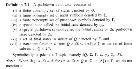 Bijan Krishna Paul 2 Definition Pushdown Automaton