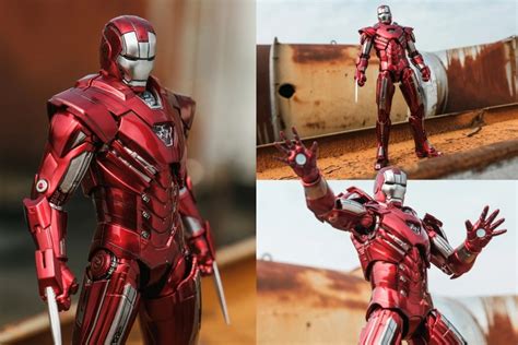 Iron Man 3 Mark 33 19 Iron Man Mark 33 Silver Centurion Limited