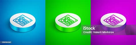 아이소 메트릭 라인 컴퓨터 Api 인터페이스 아이콘은 파란색 녹색 및 보라색 배경에 격리되어 있습니다 애플리케이션 프로그래밍