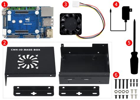 Waveshare CM IO BASE BOX B Welectron
