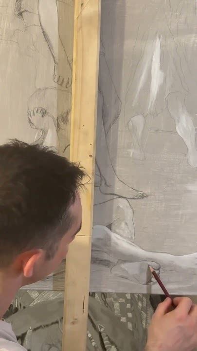 Продолжаем писать директора цирка и семью акробатов Artist художник искусство творчество