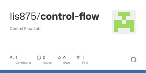 Github Lis875control Flow Control Flow Lab