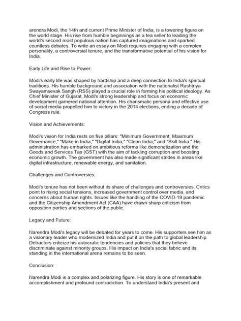 Modiji Pdf Narendra Modi