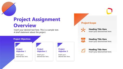 project assignments powerpoint template