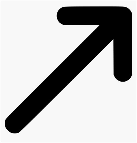 Top Right Vector Arrow Navigation Arrow Pointing Top Right Hd Png