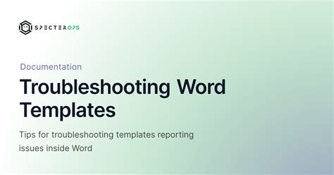 Troubleshooting Word Templates Specterops