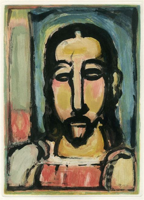 Georges Rouault Christ De Face At 1stdibs Georges Rouault Prints Georges Rouault Jesus