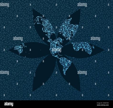 World Map Connection Gingery Projection World Network Elegant Connections Map Vector