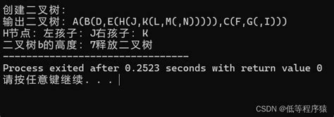 C实现二叉树的各种基本运算的算法二叉树常用算法c Csdn博客
