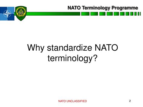 Ppt Nato Terminology Programme Powerpoint Presentation Free Download