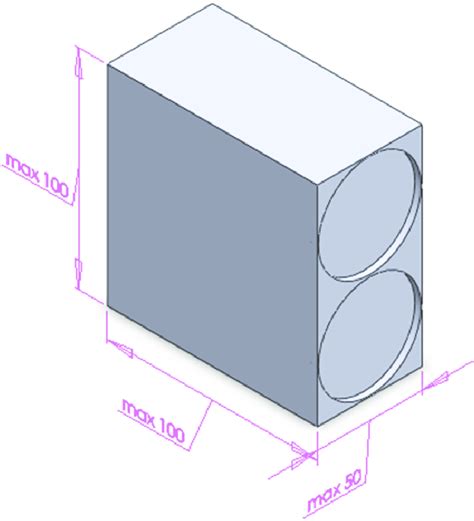 Dimensional Constraints For The Module Analysed Download Scientific Diagram