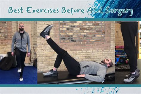 Best Exercises Before Acl Surgery For Effective Prehab Prep