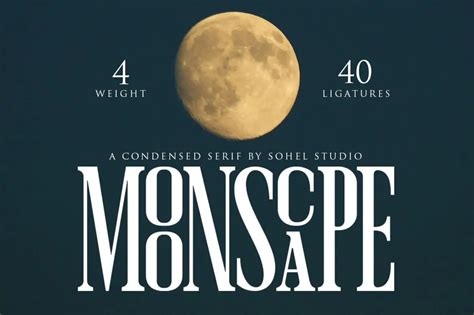 Moonscape Font Youworkforthem