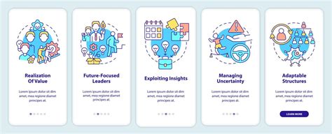 Innovation Management Principles Onboarding Mobile App Screen