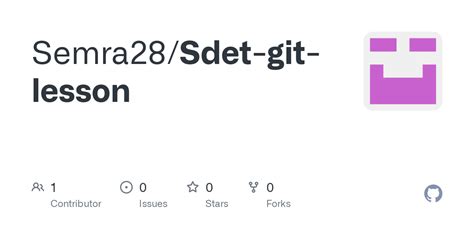 Github Semra28 Sdet Git Lesson