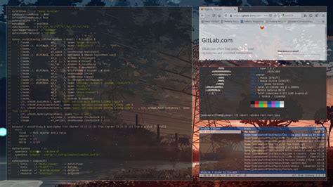 [xmonad][fedora 33] my first rice r unixporn