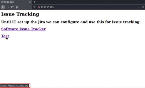 Spectra Walkthrough Hackthebox Writeup Security