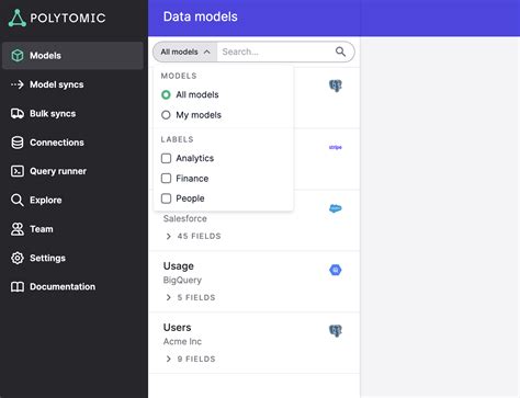 Introducing Model Labels