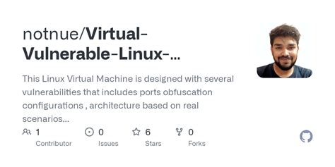 github notnue virtual vulnerable linux machine for penetration