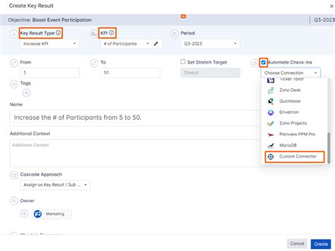 Okrs For Custom Connector Automate Your Key Result Check In