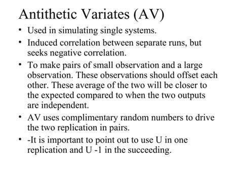Variance Reduction Techniques Vrt Ppt