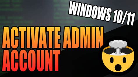 How To Enable Admin Account In Windows Computersluggish