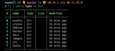 Nushell The Shell Where Traditional Unix Meets Modern Development Written In Rust By