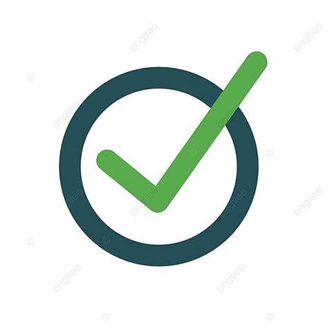 Check Mark Verification Or Approval Vector Survey Answer Illustration