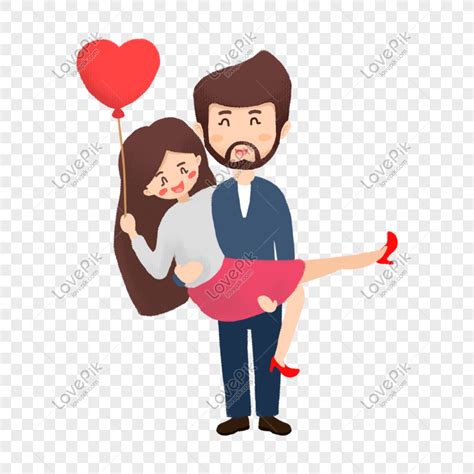 칠석 커플 데이트 만화 Png 일러스트 무료 다운로드 Lovepik