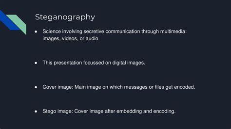 Steganography In Digital Images Ppt Download