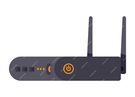 Premium Vector Router Wifi With Antenas Icon