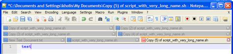 Multiline Tabbar Text Editor On Linux Stack Overflow