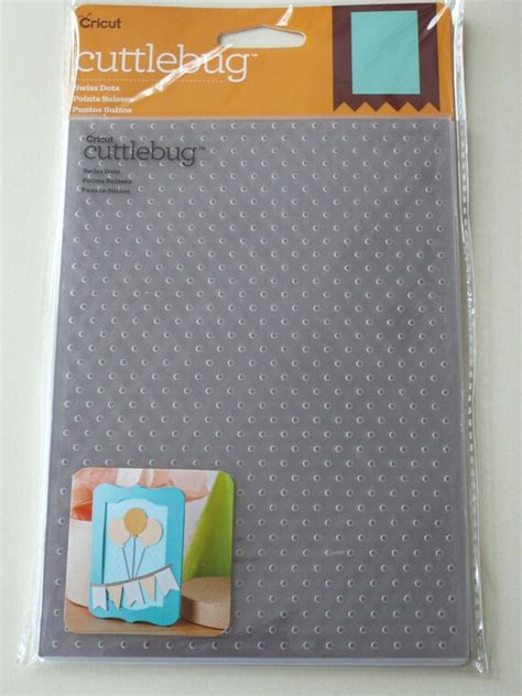 Embossing Folder Swiss Dots Cuttlebug Cards Scrapbooking Etsy