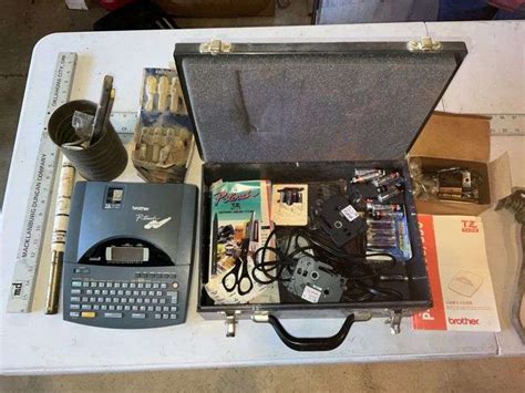 Brother P Touch Label System Batteries Hinges Legacy Auction Company