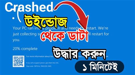 How To Get Data From A Crashed Windows On Laptop Desktop Easily YouTube