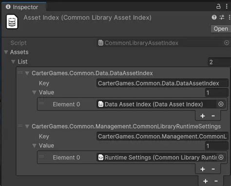 Unity Scriptable Object Indexing System Carter Games