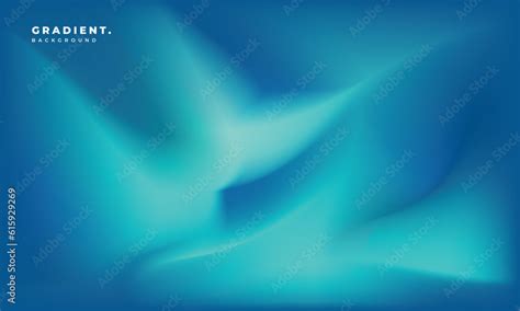 Blue Fluid Blurred Gradient Mesh Background Template Copy Space