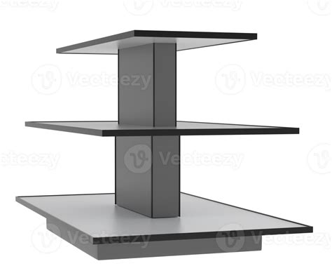 Rectangular Display Table Isolated On Background 3d Rendering
