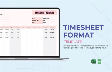 Free Monthly Timesheet Templates Editable And Printable