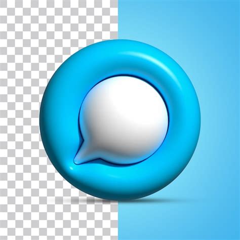 Premium Psd 3d Chat Message Icon