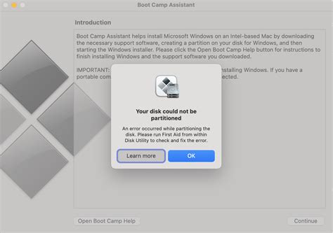 Unable To Bootcamp R Bootcamp