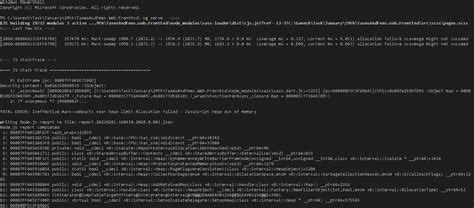 Node Js Mark Compacts Near Heap Limit Allocation Failed JavaScript Heap Out Of Memory
