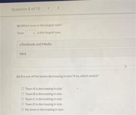 Solved The Following Formulas Give The Populations Of Four